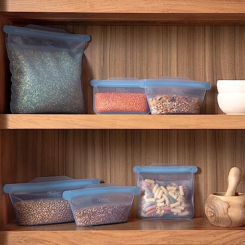 Ziploc Endurables Small Container, 2 Cups, Reusable Silicone Bags and Food Storage Meal Prep Containers for Freezer, Oven, and Microwave, Dishwasher Safe, 2 Pack