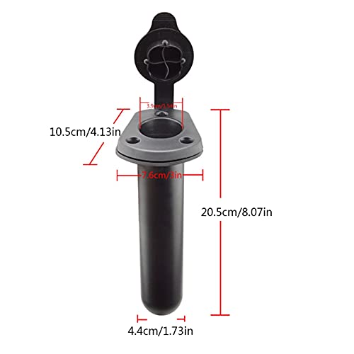 LJWXX Marine Hardware Inflatable Boat Accessory Dinghy Raft Fishing Tool Rod Holder Device Pole PVC Sup Board Kayak Fixer Fix Pole Mount Angle Bracket Solid and Durable in use.