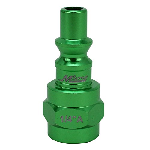 Milton ColorFit Coupler & Plug Kit (14 Piece), A-Style 1/4 NPT Green, S-314AKIT