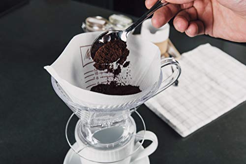 Melitta 4 Cone Coffee Filters, White, 40 Count (Pack of 12) 480 Total Filters Count - Packaging May Vary