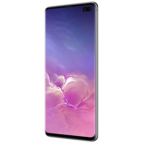 Samsung Galaxy S10+ Factory Unlocked Android Cell Phone | US Version | 1TB of Storage | Fingerprint ID and Facial Recognition | Long-Lasting Battery | Ceramic Black