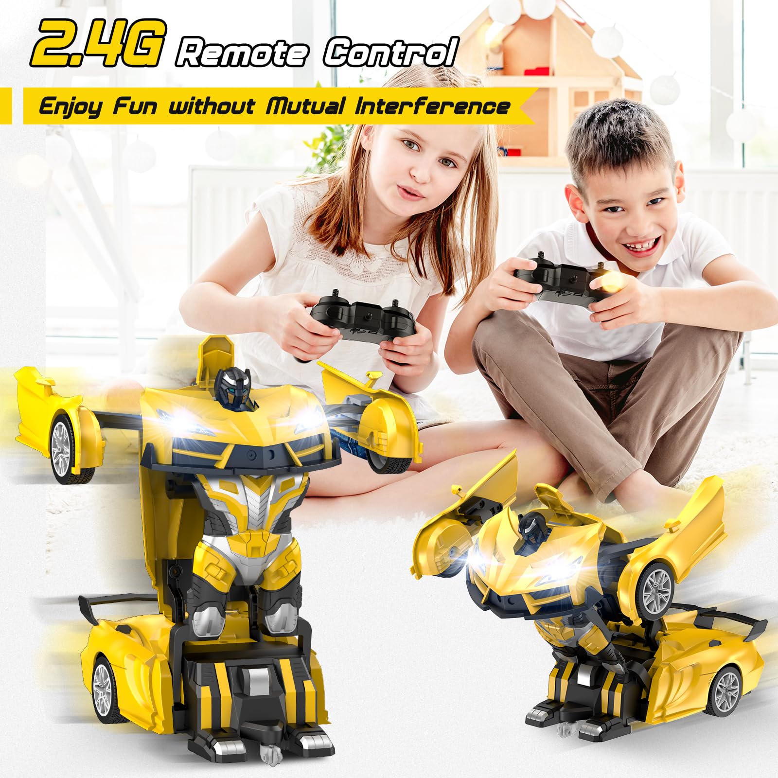 Qumcou Transform Toys for 3 4 5 6 Year Old Boys