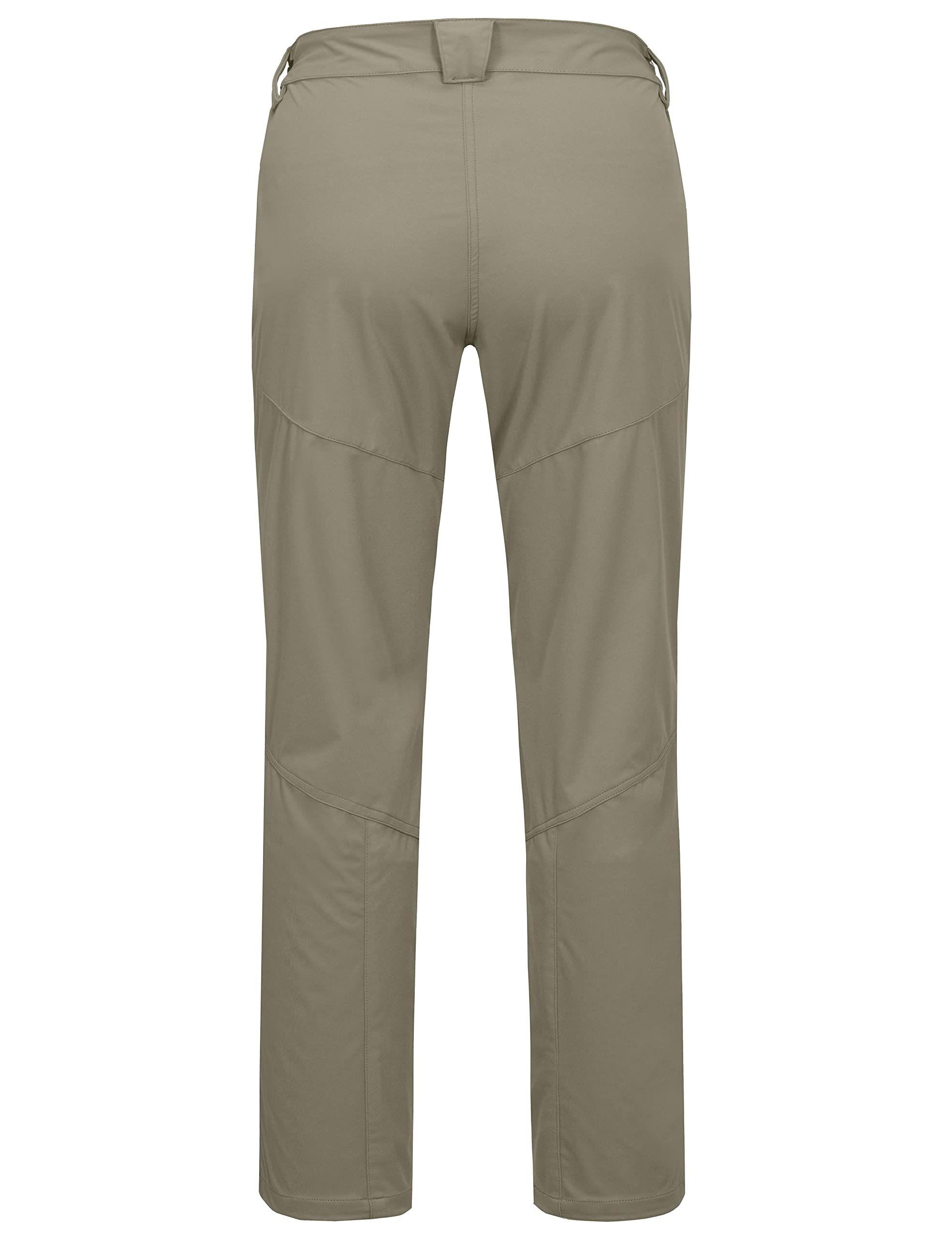 Little Donkey Andy Women's Softshell Hiking Golf Pants Quick Dry Lightweight Outdoor Athletic Four Zipper Pockets Olive Green Large