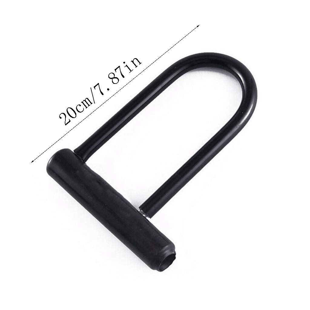 LMNUY u Lock for Bicycle Bicycle U-Shaped Lock with Bracket Riding Anti-Theft Safety Lock for Bicycle Tricycle Scooter Bike Lock