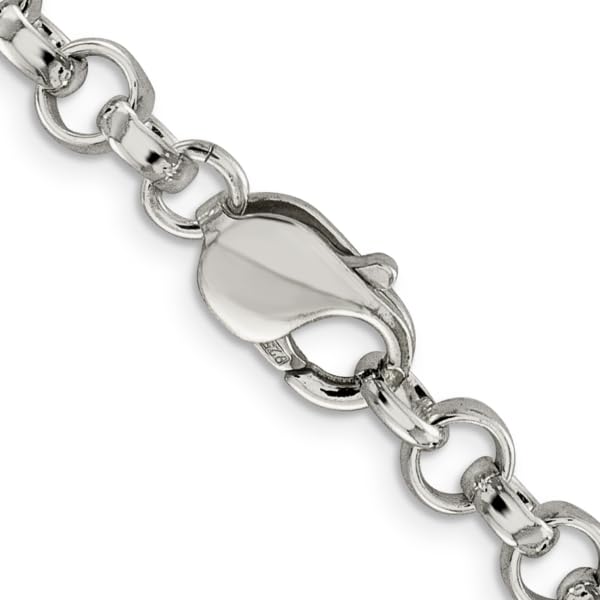 IceCarats 925 Sterling Silver 6.75mm Cable Link Chain Belcher Necklace 18 inch