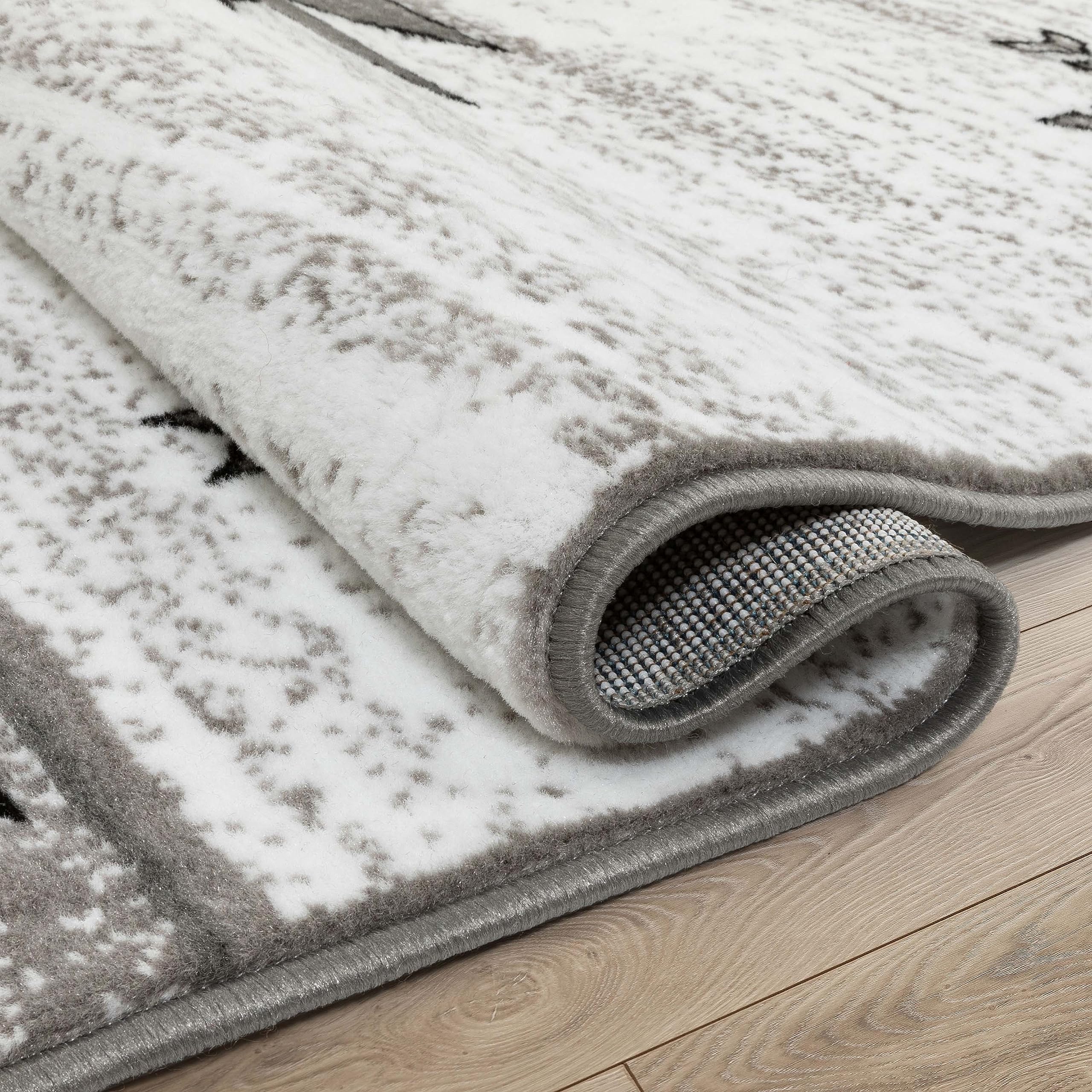 Well Woven Southwestern Rodrigo 5'3" x 7'3" Grey Area Rug