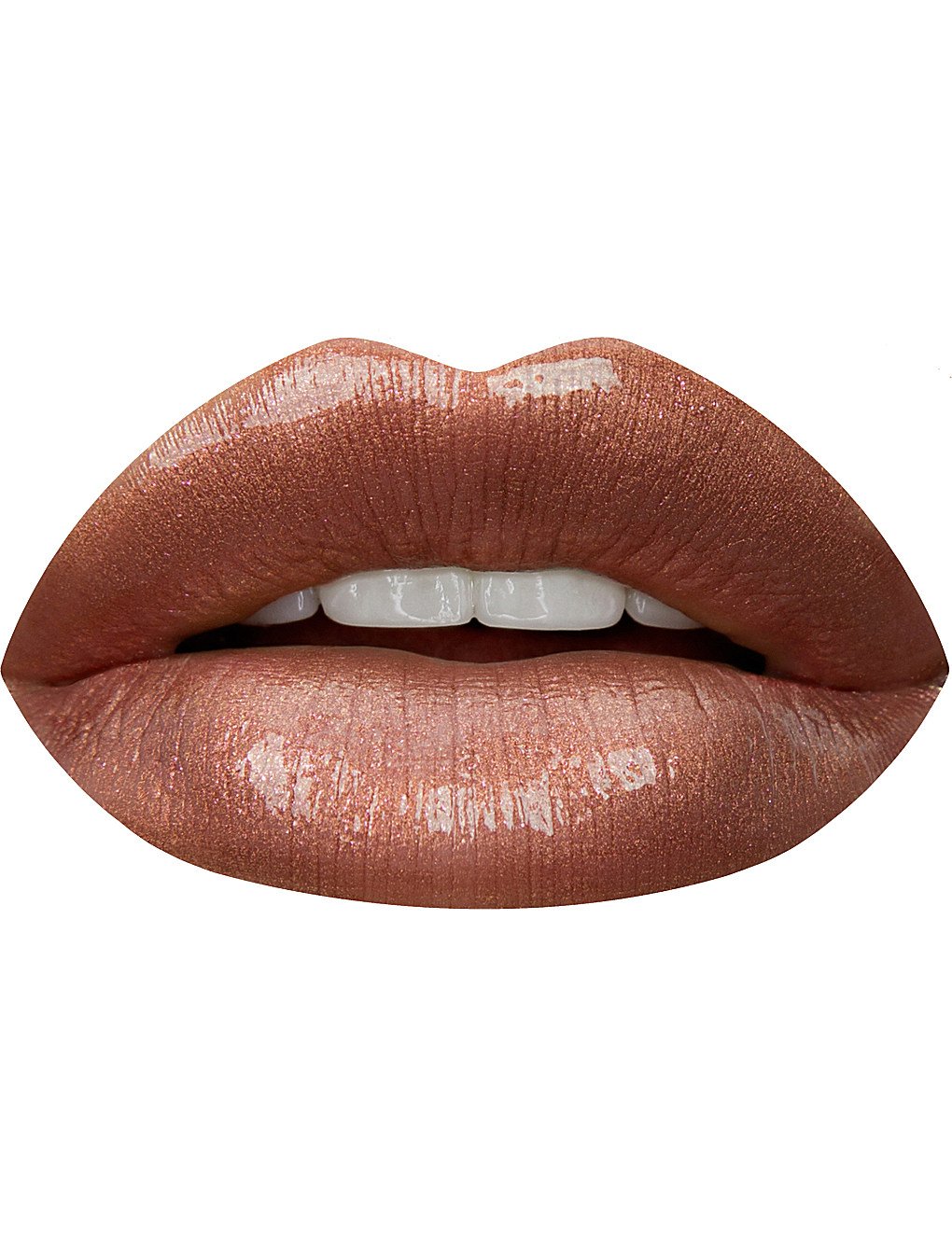 Huda Beauty Lip Strobe Metallic Lip Gloss In Foxy