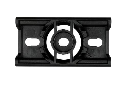 Tooflex One Wall Adapter Accessory Requires Individual Holders, Sold Separately - Pack of 2, Black