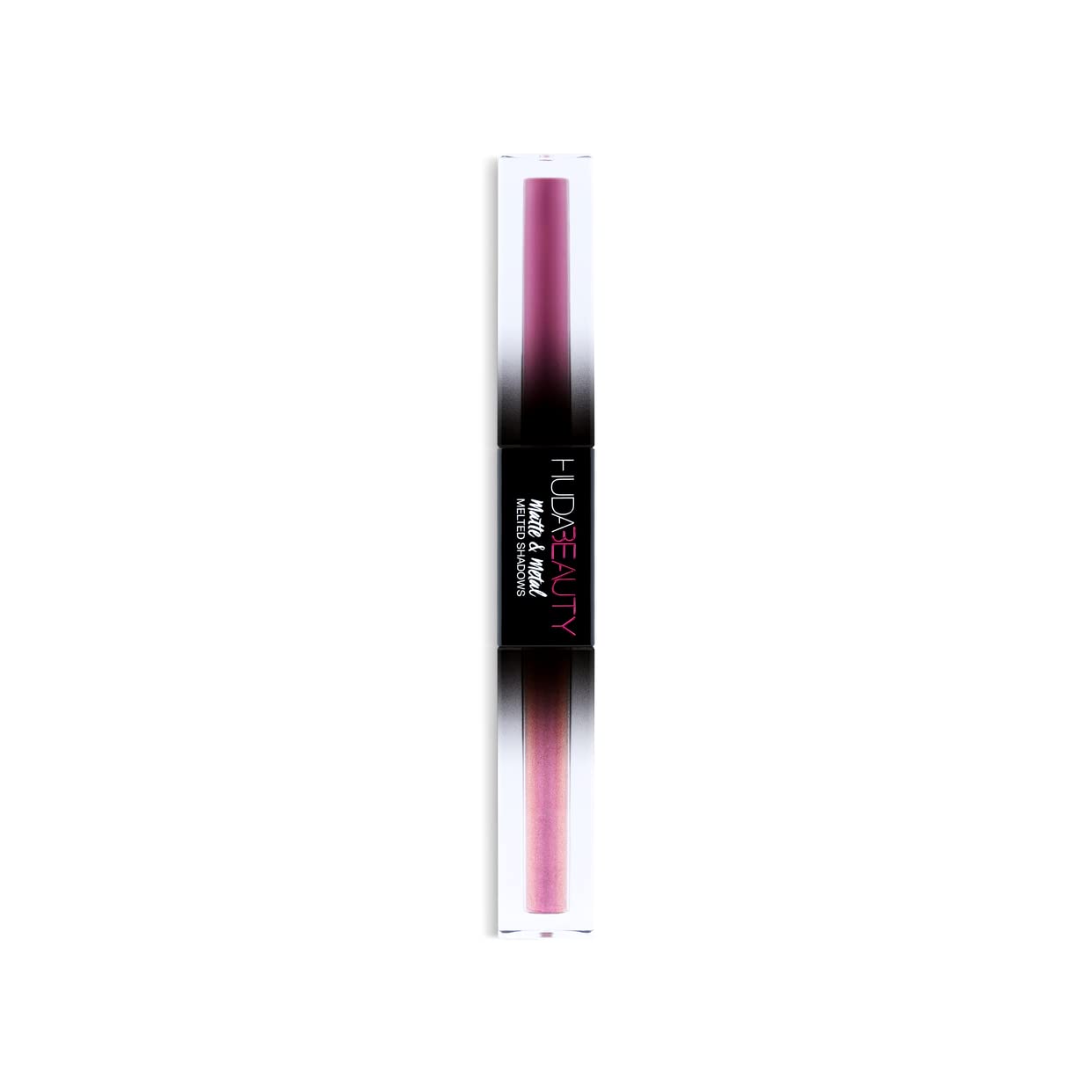 Huda Beauty Matte & Metal Melted Double Ended Eyeshadows! Metallic Eyeshadow Intense Shimmer, Blendability and Longevity! Choose Your Eye Shadow Color! (Silk bomber/bubblegum)