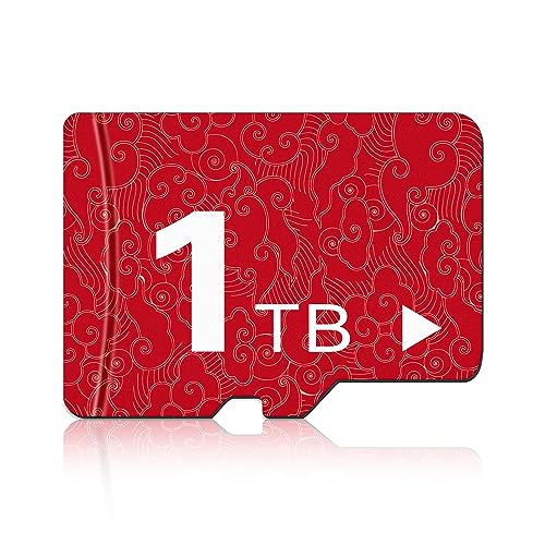 Memory Card 1TB, Flash Memory Card with Adapter Up to 60MB/s, UHS-I, A1, U3, Class10, V30, High Speed Mini TF Card