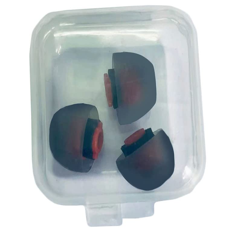 Zotech 3 Pcs Silicone Eartips Ear Buds Replacement Earphone Ear Tips for Plantronics Voyager 5200 & Voyager Legend Headset (Black, Medium)