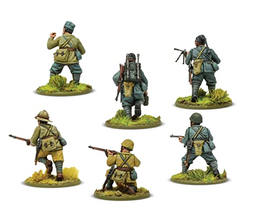 Warlord Bolt Action Italian Army & Blackshirts 1:56 WWII Military Table Top Wargaming Plastic Model Kit Figures 402015801