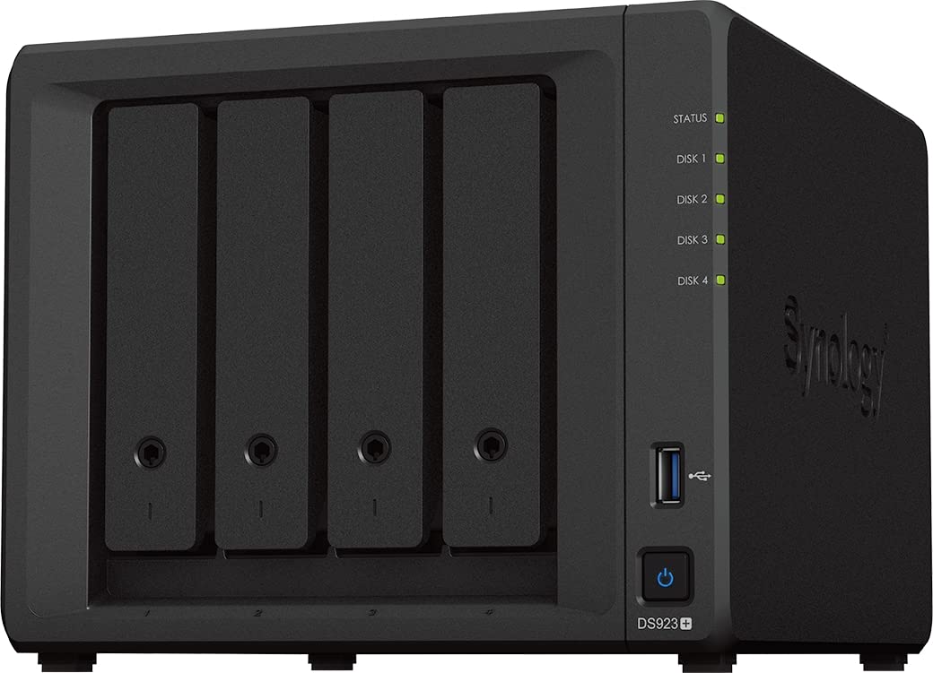 Synology 4-Bay DiskStation DS923+ (Diskless) & Network Upgrade Module adds 1x 10GbE RJ-45