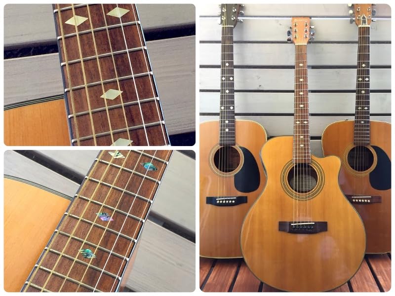 Inlaystickers Jockomo Traditional Diamond (Avalon Mix) Position Mark Guitar Bass Ukulele Inlay Sticker