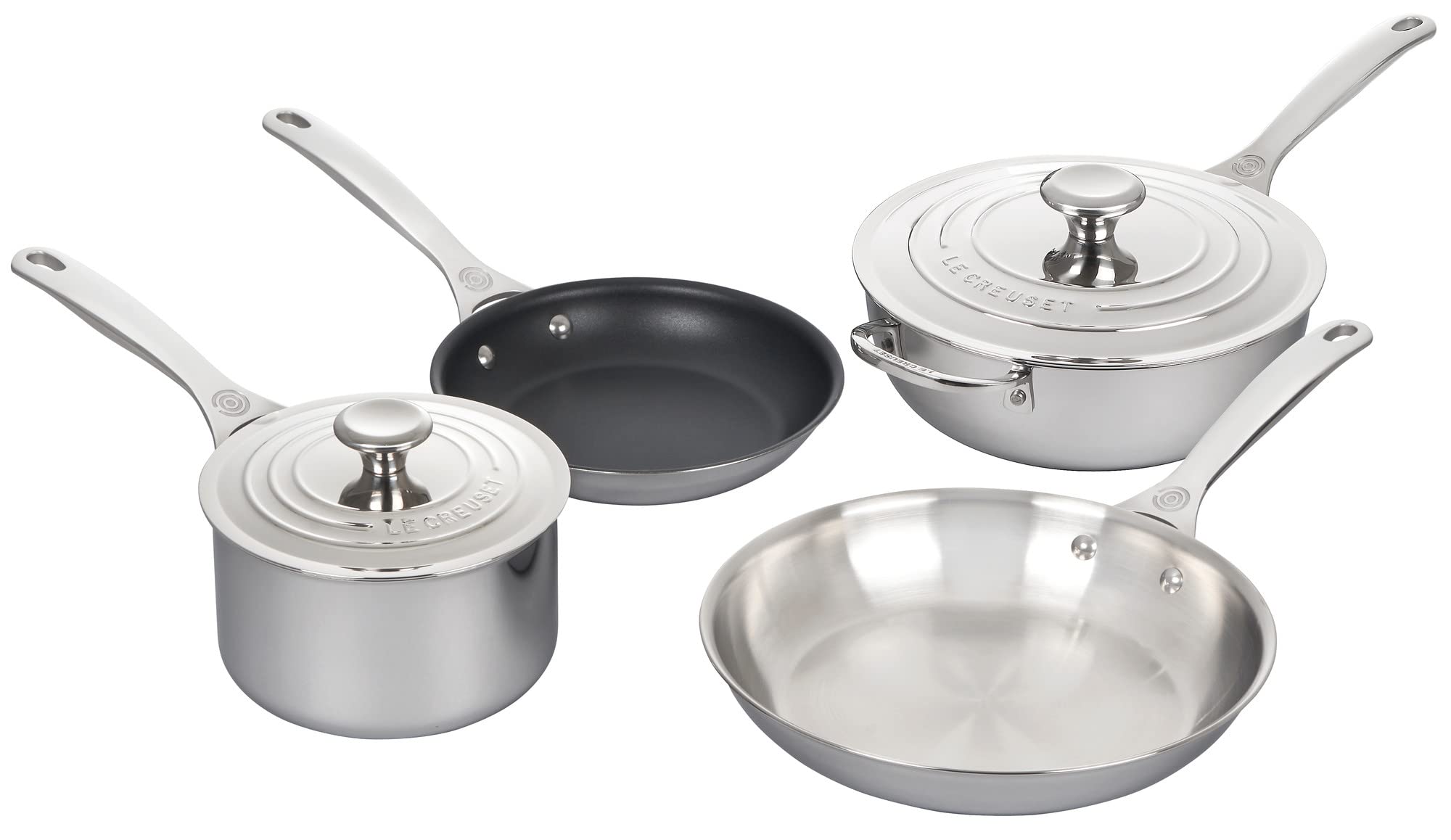 Le Creuset Tri-Ply Stainless Steel 6 pc. Cookware Set
