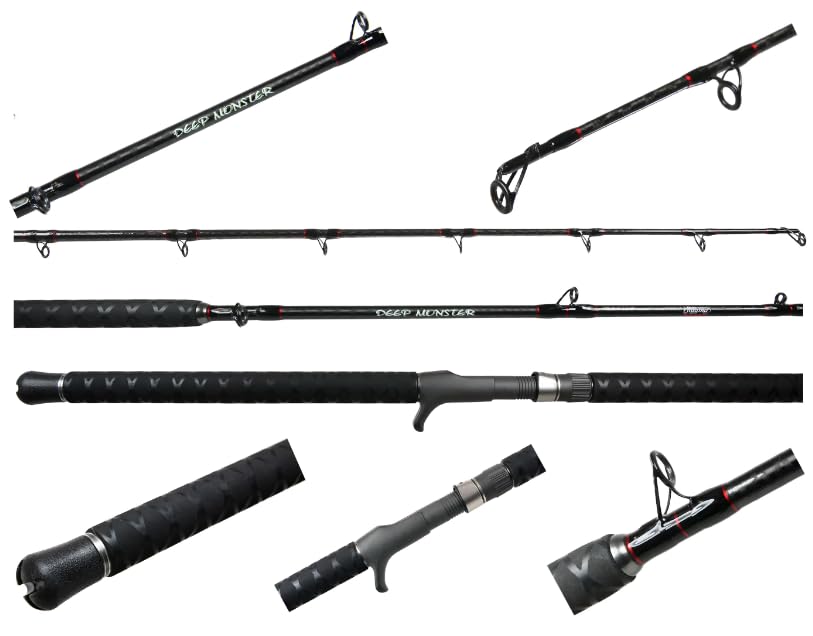 Jigging World Deep Monster 7' Tilefish and Tuna Specialty Deep Fishing Rod (7')