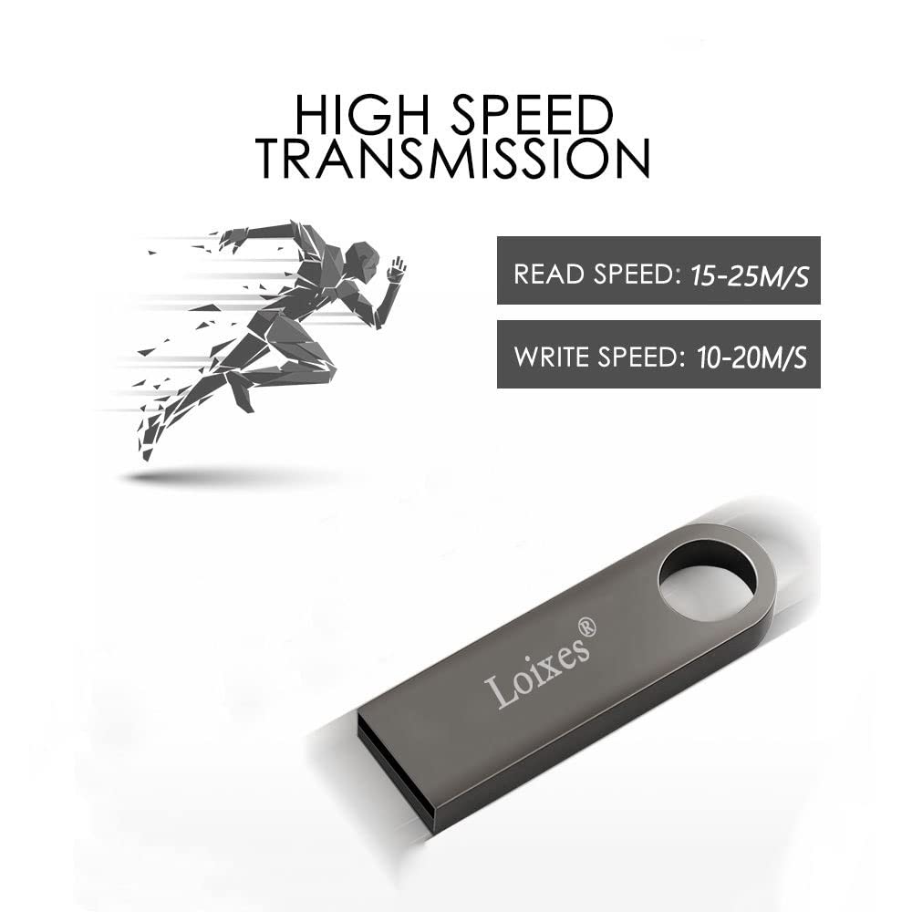 USB Flash Drive 64GB, Flash Memory Stick for PC/Laptop, Portable Thumb Drives