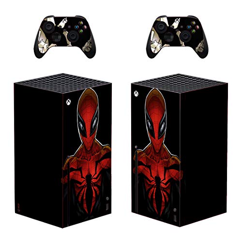 KAJAL MANI X-box-One-Series X Console Vinyl Skin Decal Stickers for X-box-One-Series X Controller Skin Spider Hero