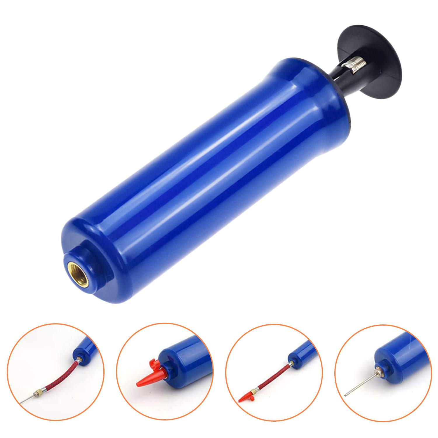 Katesid Portable Air Pump Inflation Kits Nozzle Needle Adapter for Balloons Car Bikes Tire Sports Ball