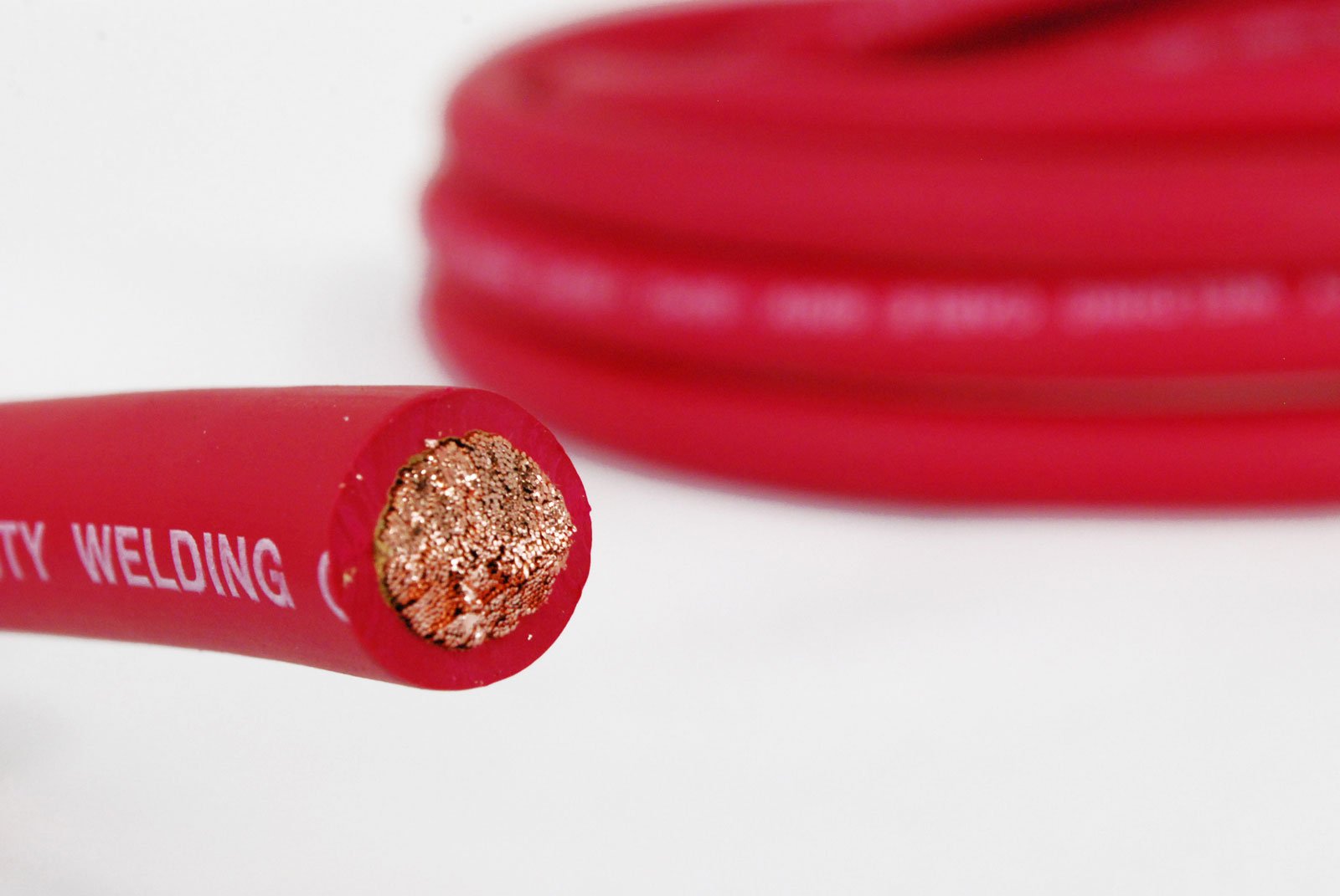 TEMCo INDUSTRIAL WC0181-100' (50' Blk, 50' Red) 2 Gauge AWG Welding Lead & Car Battery Cable Copper Wire Black + RED | Made in USA