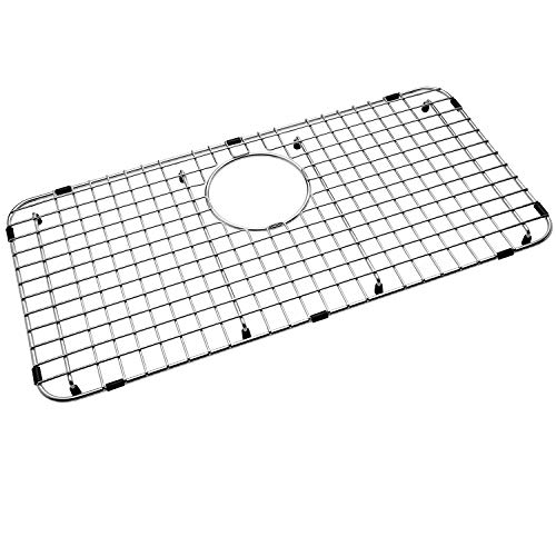 Serene Valley Sink Bottom Grid 29" X 13-15/16", Rear Drain with Corner Radius 2", Sink Protector NDG2914R