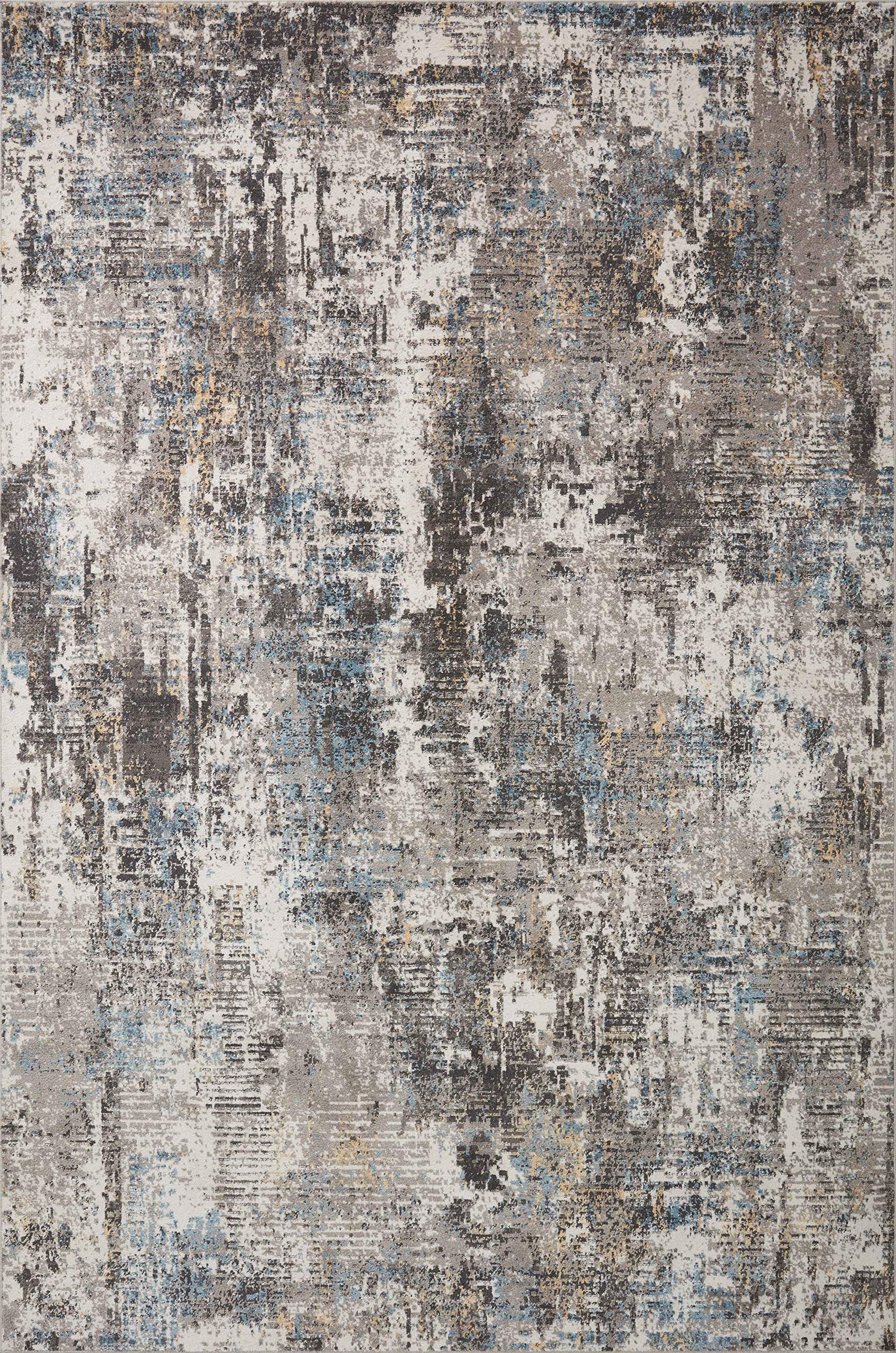 Loloi II Maeve Collection MAE-02 Slate/Mist 6'-7" x 9'-10" Area Rug