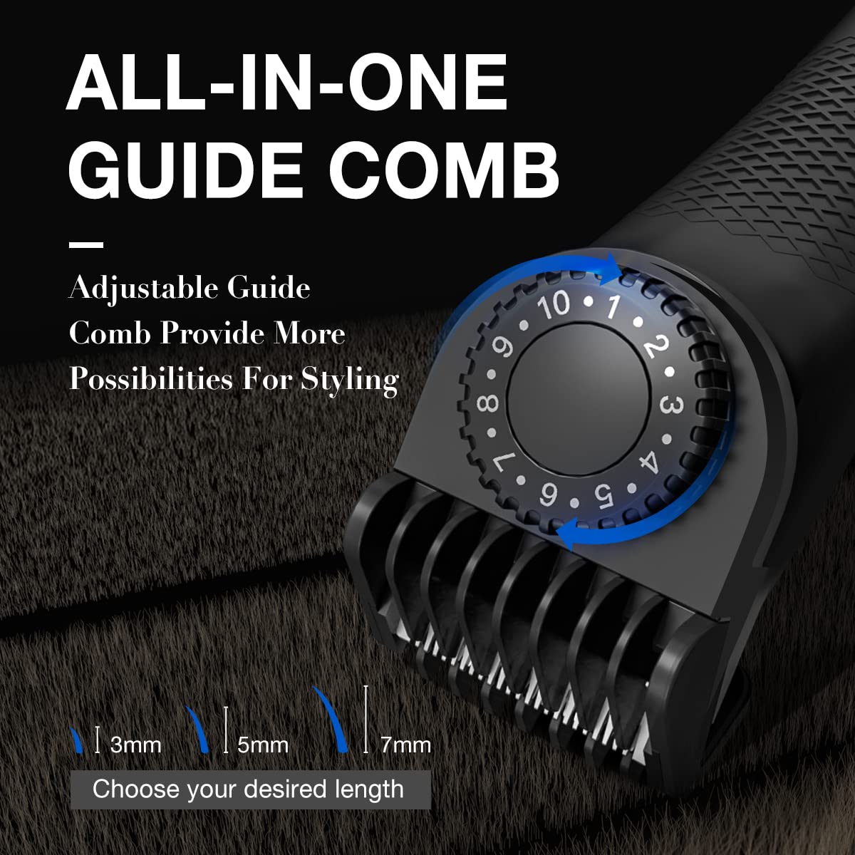 SUPRENT Electric Groin Body Hair Trimmer & Professional Hair Clippers