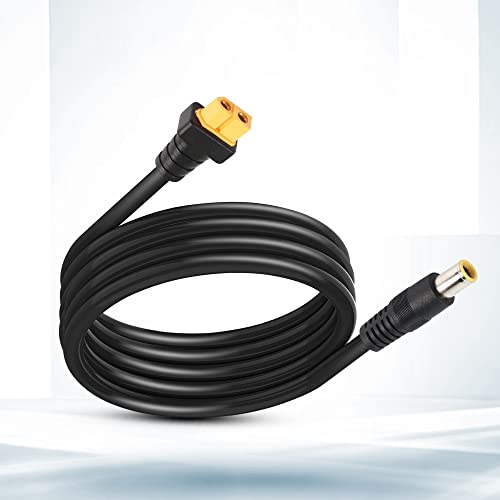 PNGKNYOCN DC 8mm to XT60 Power Cable 14AWG DC 7909 Male to XT60 Female Adapter Cable for Solar Panel Portable Power Station Solar Generator(1.5M/4.9Ft)