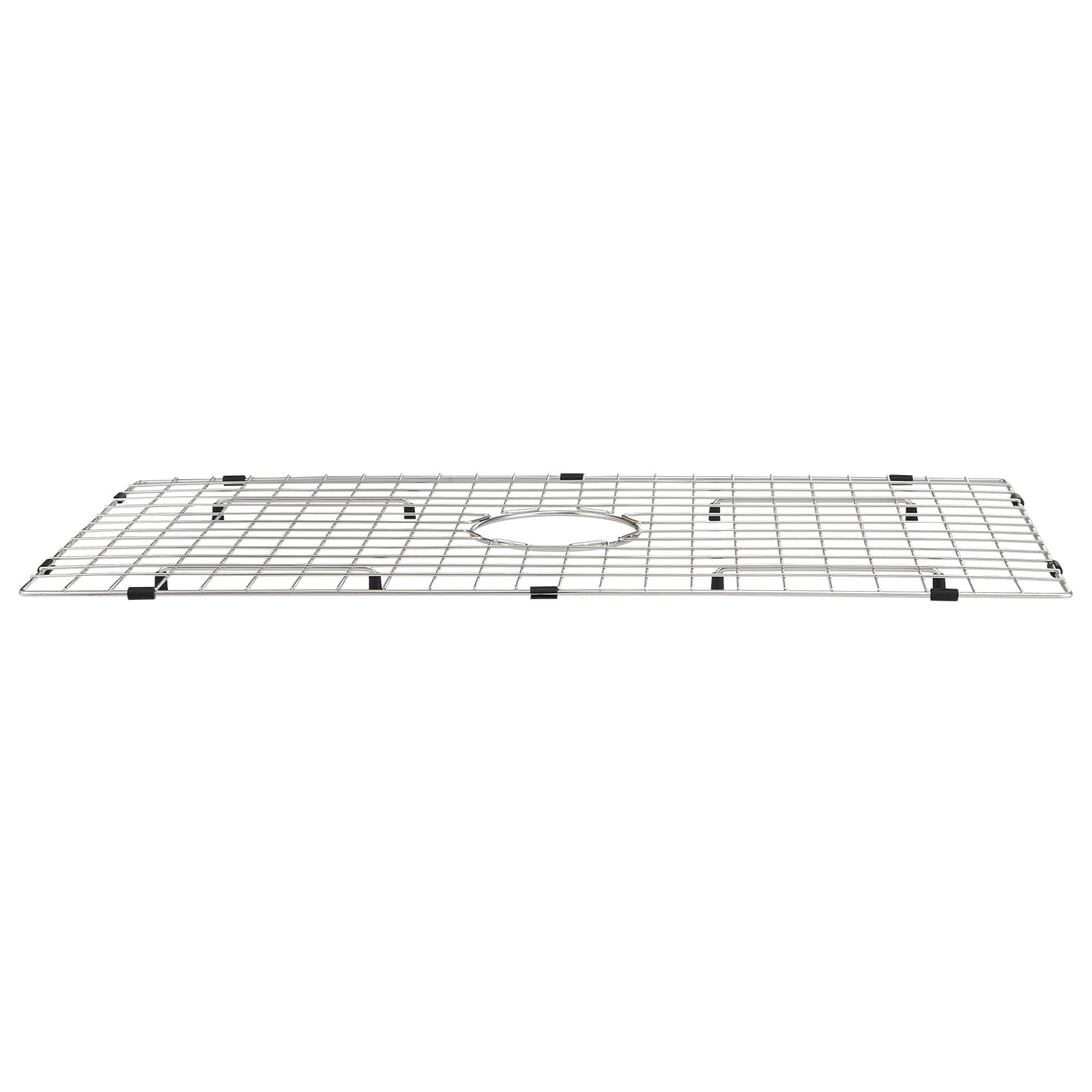 VEVOR Sink Protector Grid, 26"x14" Stainless Steel Sink Grates, Centered Drain Sink Grates with R90 Corner Radius, Large Sink Bottom Grids, Universal Bowl Rack Sink Accessory For Kitchen Sink, Silver