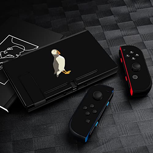 Puffin Bird Decal Stickers Cover Set Full Wrap Skin for Switch Protection Faceplate Sticker for Switch