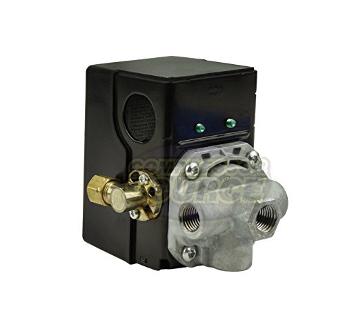 Pressure switch for air compressor made by Furnas / Hubbell 69JF9LY2C 140-175 Four port w/ unloader & on/off lever