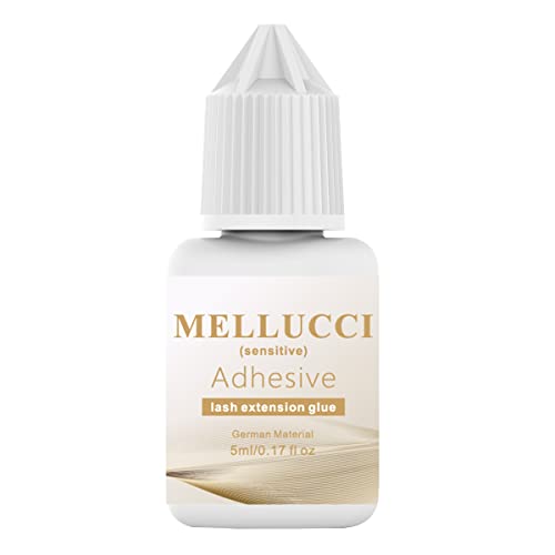 MELLUCCI DIY Individual Cluster Lash Glue for Self Application Sensitive Eyelash Extension Glue Low Fume Latex Free for Individual Lashes Beginners Available……