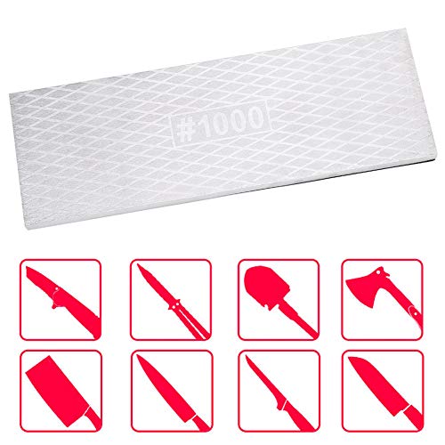 Whetstone Knife Sharpener Whetstone Sharpening Stone with Anti Slip Mat Double Sided 400β1000 Grits Sharpening Stone without Burrs