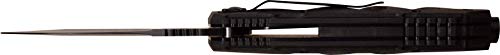 TAC Force Spring Assisted Knife, Black/Black Double Injection Handle, 3.75"
