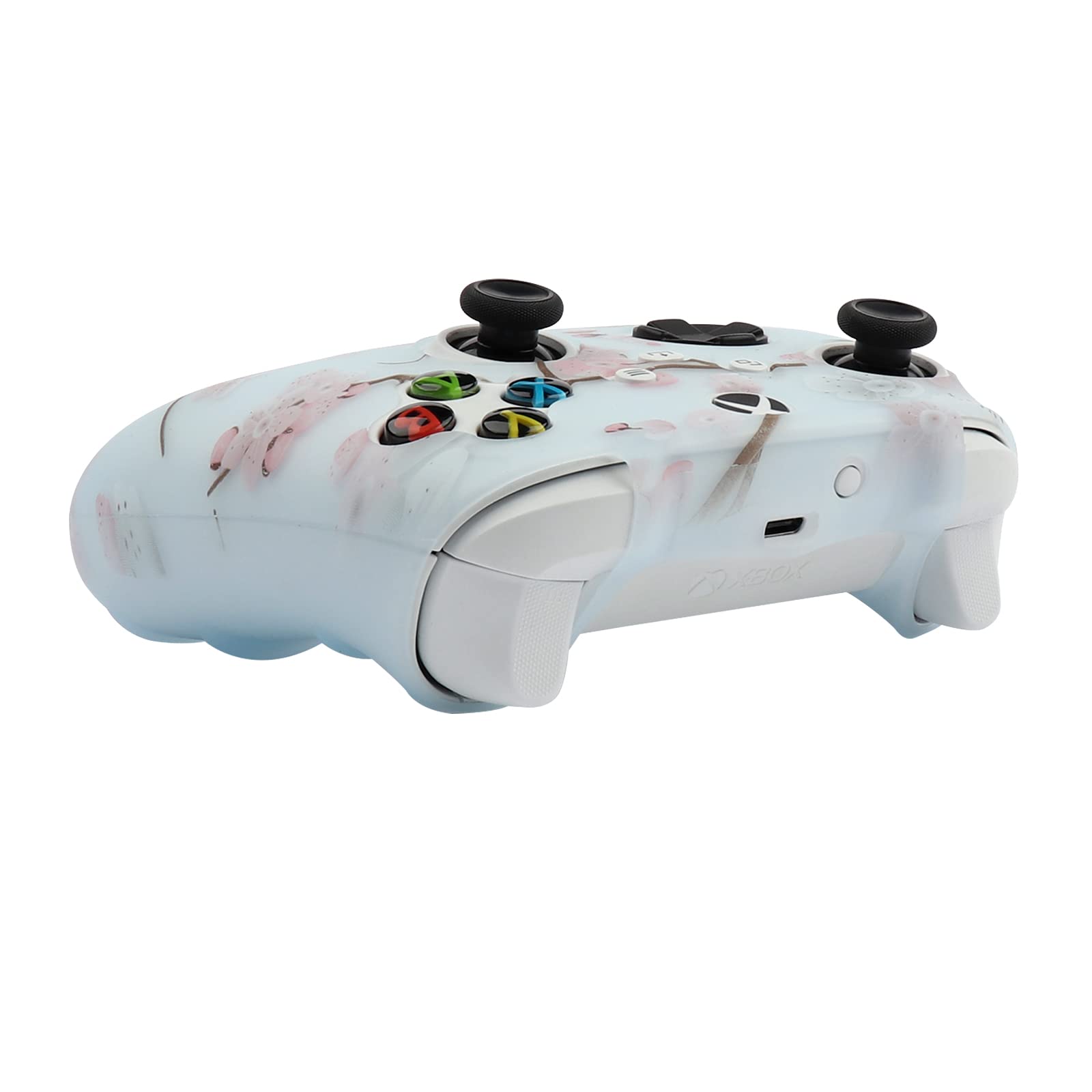 RALAN Controller Silicone Skin, Silicone Controller Cover Skin Protector Compatible for Xbox Series X Controller (Thumb Grip x 6)