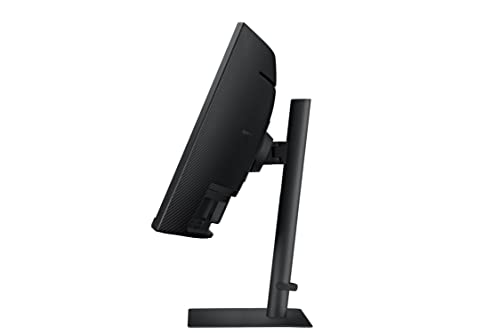 SAMSUNG 34” ViewFinity S65UA Series Ultrawide QHD Curved Monitor, HDR10, 100Hz, 350 nit, USB- C, Adjustable Stand, Intelligent Eye Care, LS34A650UBNXGO, Black