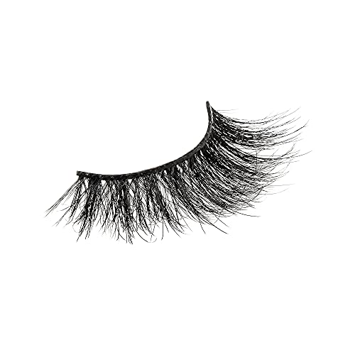 KISS Lash Couture Luxtension, False Eyelashes, Russian Volume', 16 mm, Includes 1 Pair Of Lash, Contact Lens Friendly, Easy to Apply, Reusable Strip Lashes