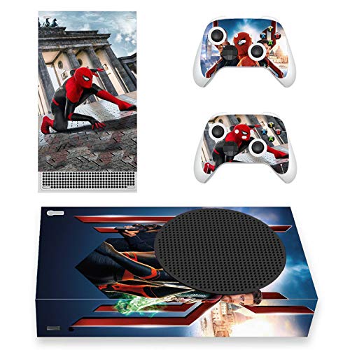 Red Spider Hero Film Game Console Series S Console and Controller Skin Set, Skin Wrap Decal Kit