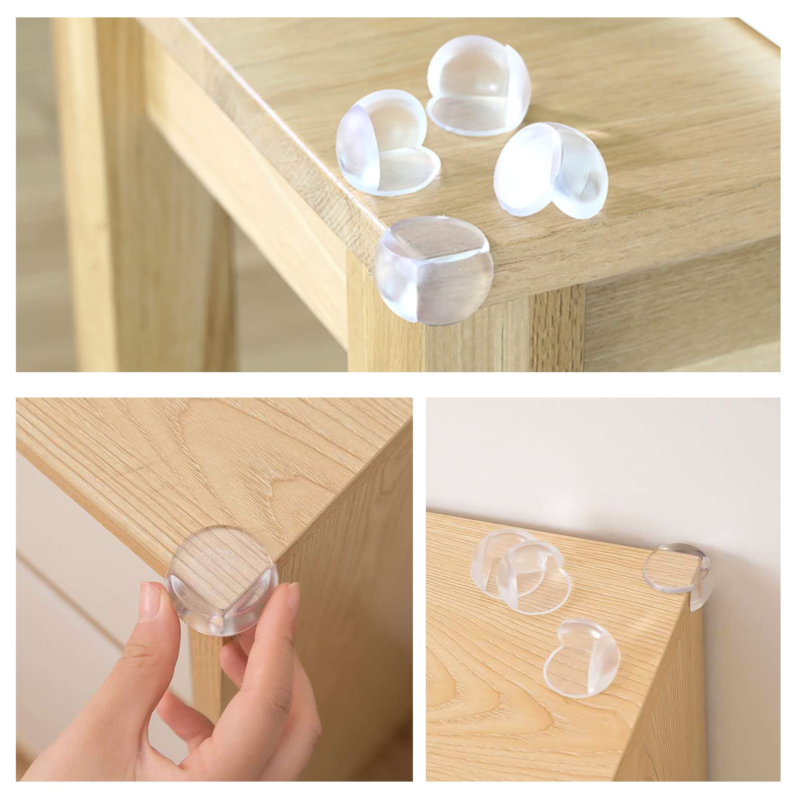shoowyees Baby Edge Corner Protector - Baby Proofing Corner Guards, Furniture Fireplace Table Desk Cover Safety Cushions