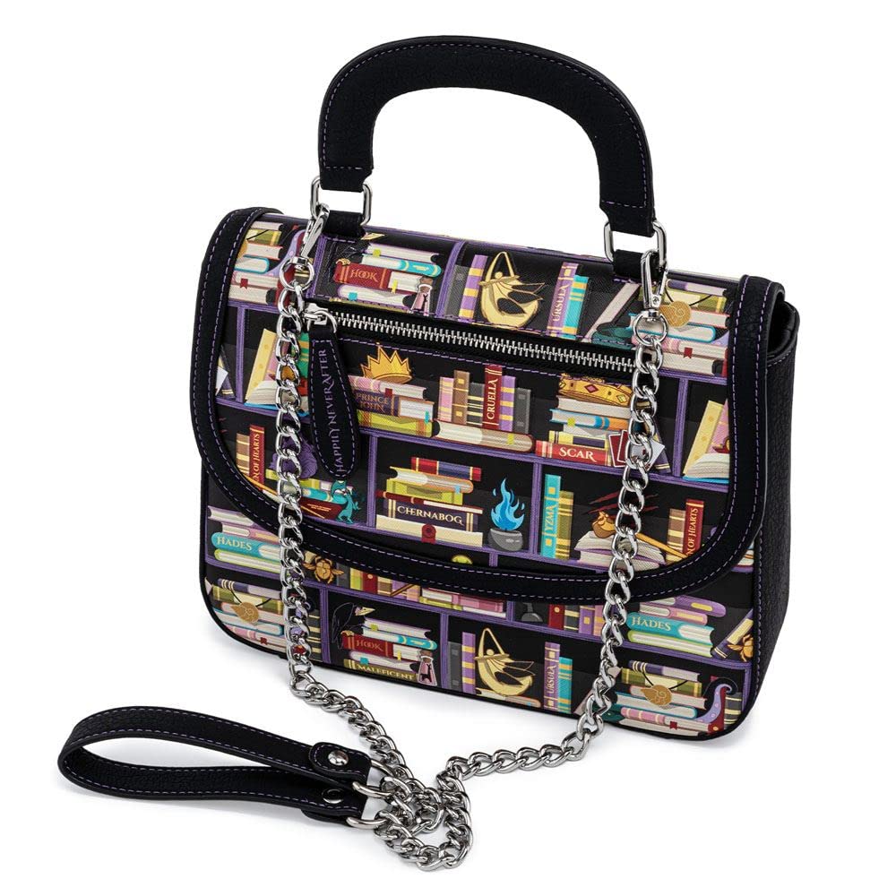 Loungefly Disney Villains Books Crossbody Purse