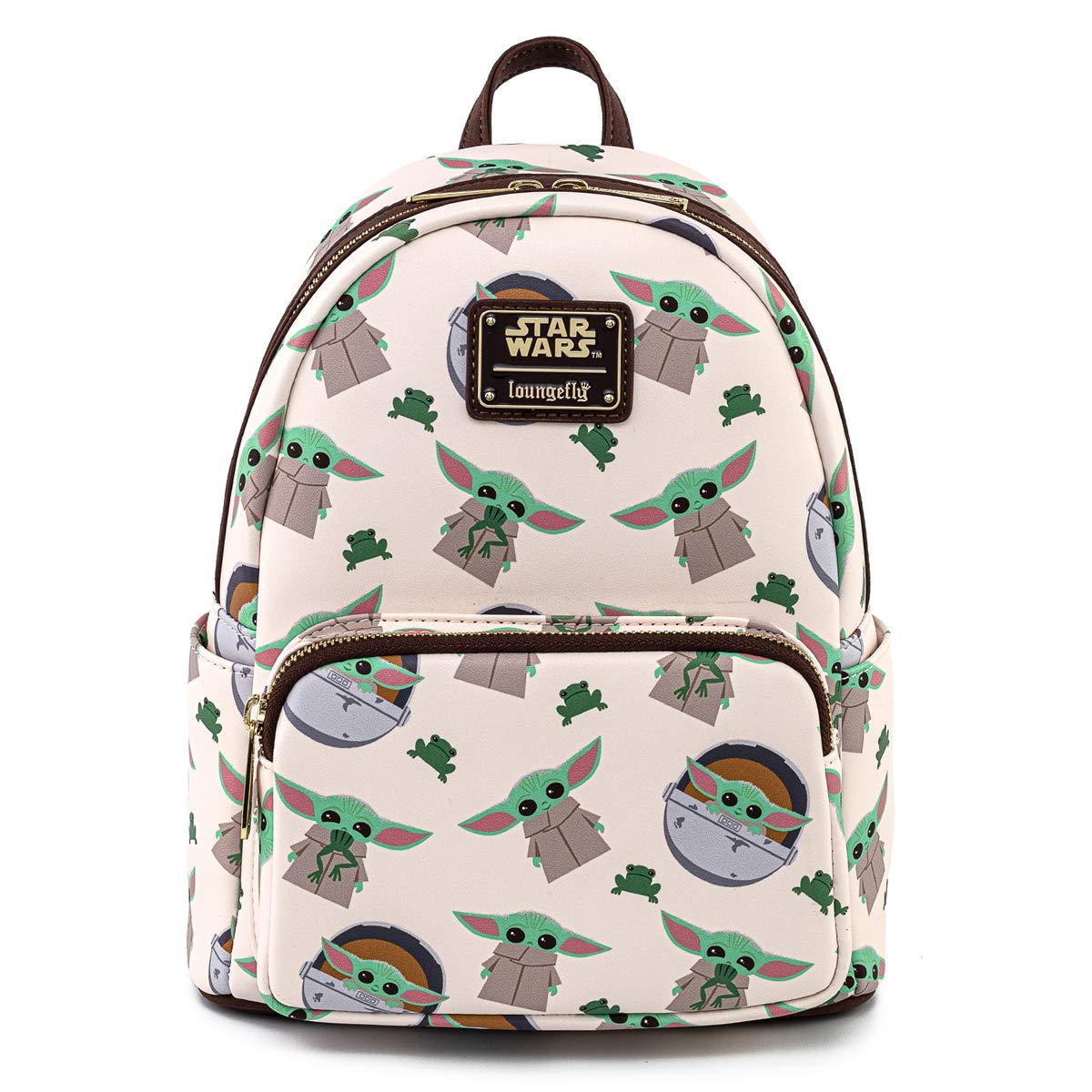 Loungefly Star Wars Baby Yoda The Mandalorian All Over Print Mini Backpack