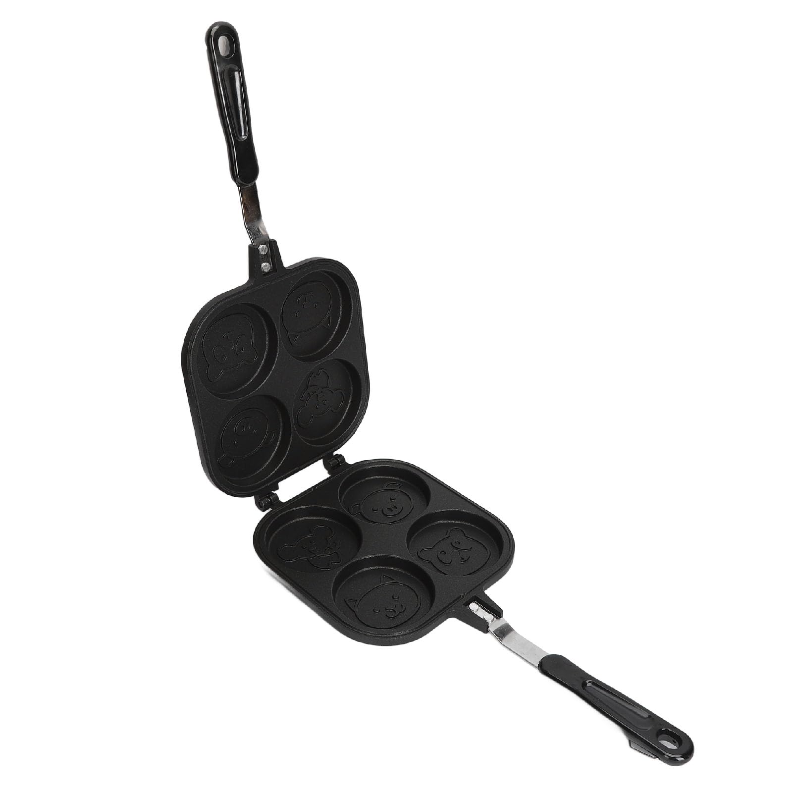 Topyond Pancake Pan Maker, Double Sided Nonstick Japanese Egg Pan, Multifunctional Aluminum Alloy Tamagoyaki Pan for Eggs, French Toast, Omelette, and Crepes
