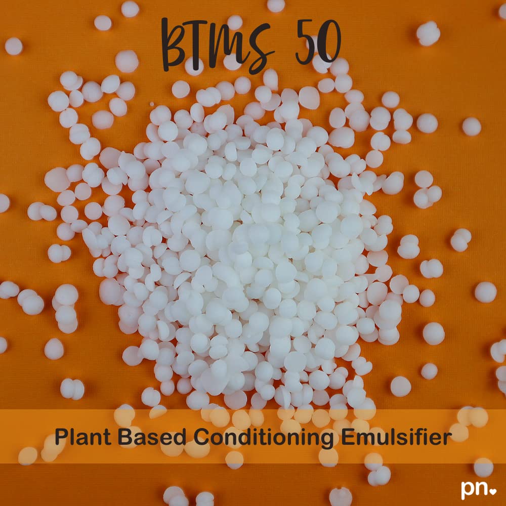 Pure or Nothing BTMS 50 | Sizes 4 oz, 8oz, 16oz | Plant Based Conditioning Emulsifier For DIY Hair Conditioners, Lotion Making, Scrubs| 4 oz.