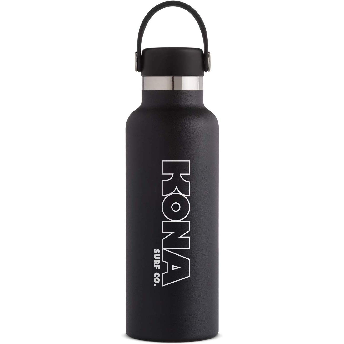 Hydro Flask Bottle Customized Wide Mouth Flex Cap Black, 1 EA
