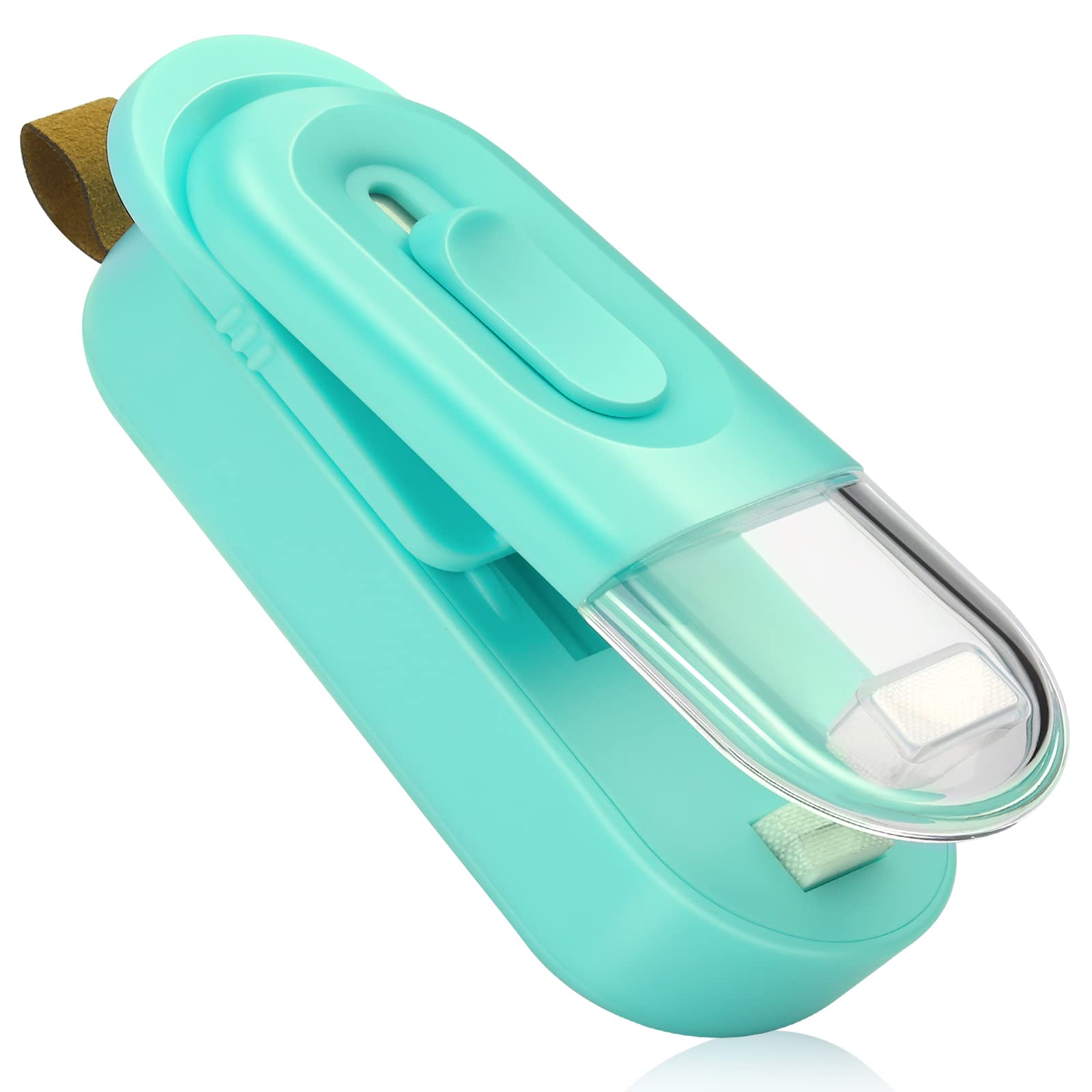 Mini Bag Sealer Chip Bag Sealer Portable Handheld Heat Vacuum Sealer with Cutter Plastic Bag Sealer Bag Resealer Machine for Chip Bags Automatic Bag Sealer