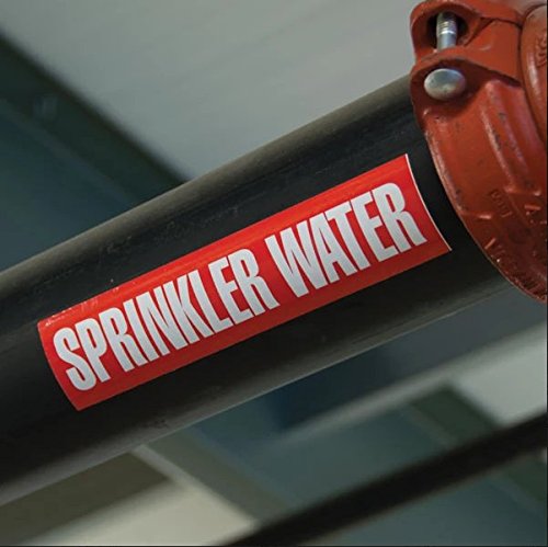 INCOM Manufacturing: Worded Pipe Marking Tape, 2" x 54', "HI-PRESSURE AIR"
