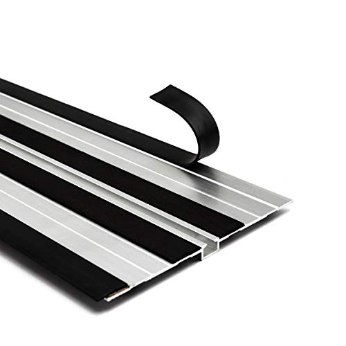 POWERTEC 71505 110β Guide Rail Joining Set for DeWalt Track Saws | Includes 2x55" Aluminum Extruded Guided Rails and (1) Guide Rail Connector for Woodworking Projects