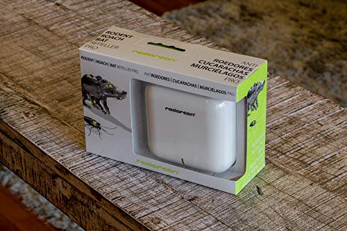 RADARCAN® PRO Ultrasonic Repellent for Bats, Rodents, Squirrels, Roaches – Advanced Pest Repeller System Plug in, Pest Control for Home, Attic, Basement, Garage, Warehouse & Industry. Indoor - Outdoor