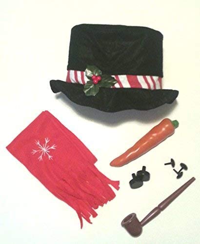 Snowman Making Kit Just Add Snow! 8 Piece kit Plus Black Hat