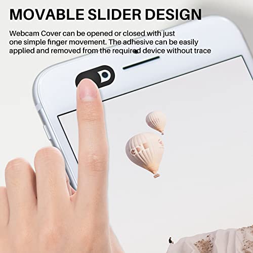 Ruelen 3 Pack Webcam Cover Ultra-Thin Slide Privacy Protector Camera Cover for Laptop Phone, Protect Your Privacy and Security, Strong Adhesive Block